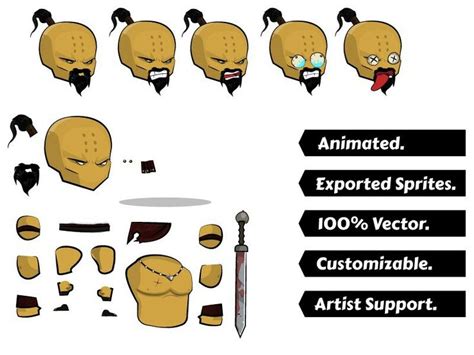 Sprite Environment Game Character Creation Sheet