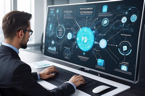 Premium Photo Business Process Management And Automation Concept With A Workflow Flowchart On