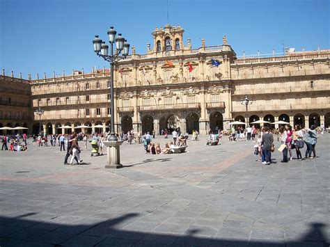 Hd Wallpaper Main Square Salamanca Historic Centre Architecture