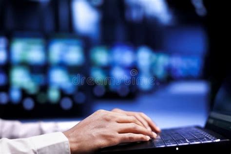 Admin Preventing Server Crash Close Up Stock Image Image Of Database Firewall 297567431