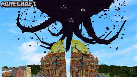 I Spawn Wither Storm In Endercon Map In Minecraft Youtube