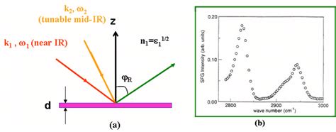 Schematic Of Surface Spectroscopy A And A Typical Sum Frequency Download Scientific Diagram