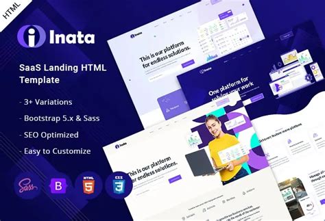 Inata Saas Landing Html Template Envytheme