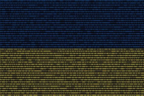 Premium Photo Matrix Binary Code Of Zeros And Ones In Ukraine Flag Colors Concept Of Computer