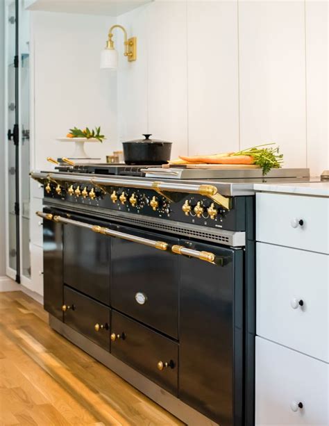 Lacanche Sully 2200 Matte Black With Brass Interior Design Kitchen Kitchen Interior Kitchen
