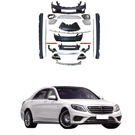 S65 Amg Modified Body Kit With Headlight For Mercedes Benz W222 S Class