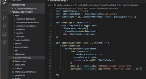 Write Own Service Worker To Use With Angular Medium
