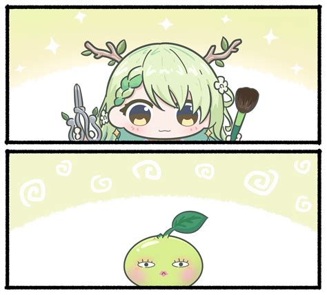 Ceres Fauna And Sapling Hololive And More Drawn By Mpien Danbooru