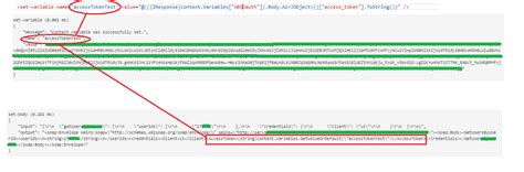 soap how to set value to xml element with set body policy of api