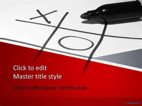 free tic tac toe powerpoint template