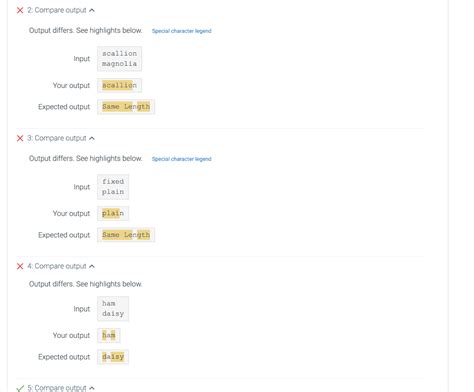 Solved X 2 Compare Output ∧ Output Differs See Highlights