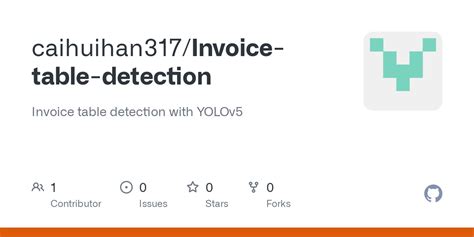 Github Caihuihan317 Invoice Table Detection Invoice Table Detection
