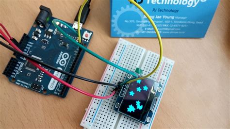 Arduino Leonardo 로 1 3인치 I2C OLED를 사용해 그래픽 출력해 보기 YouTube