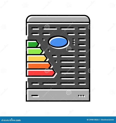 Hvac Energy Efficient Color Icon Vector Illustration Stock Vector
