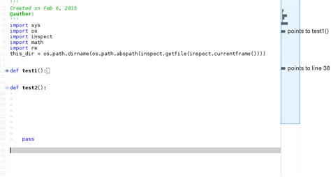 Python What Is The Overview Ruler Minimap Of Pydev In Eclipse