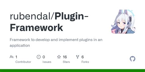 github rubendal plugin framework framework to develop and implement
