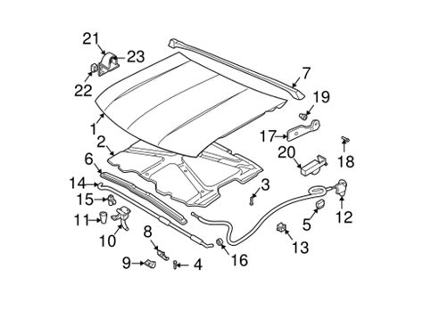 Hood And Components For 1999 Chevrolet S10 Chevrolet Parts Direct