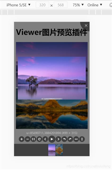 完美适配移动端基于vue的图片查看器viewerjs Viewerjs 移动端 Csdn博客