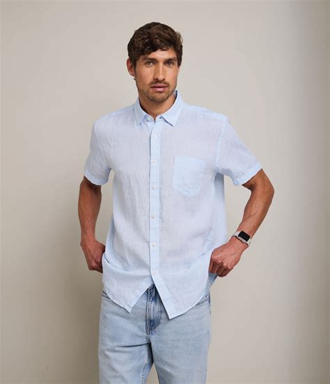 Camisa De Lino Hombre The Qualis