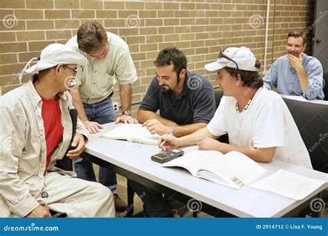Adult Ed Problem Solving Stock Photo Image Of Calculator