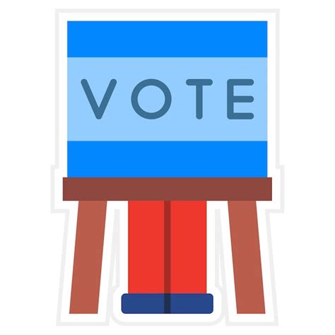 Premium Vector Voting Booth Icon
