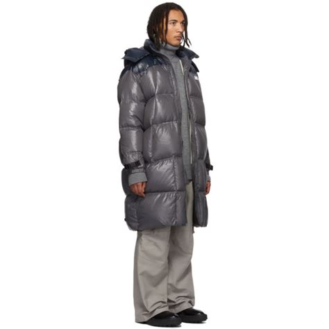 ader error grey down ae puffer coat ader error