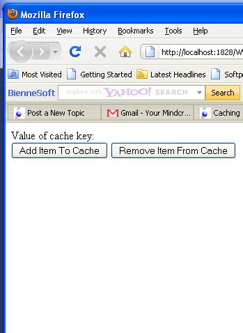 Caching Mechanism In ASP NET Using VB NET