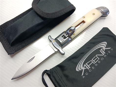 Swing Guard Lever Lock Automatic Switchblade Knife St 10lv