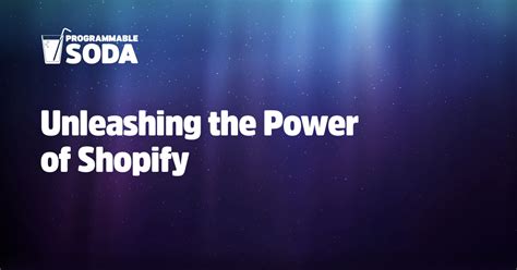 Shopify Development Services Programmable Soda Web Design In Ipswich