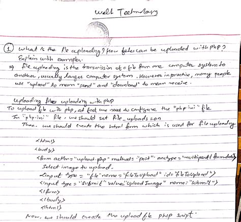What Is File Uploading How Files Can Be Uploaded In Php Explain With