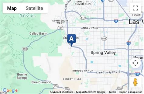 Mapa De Summerlin Las Vegas Summerlin South Nevada Map