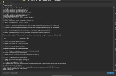 Error Unsupported Api During Capture Cuinit Nsight Compute Nvidia Developer Forums