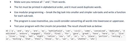 Solved Write A Python Program That Given A File Name From Chegg Com