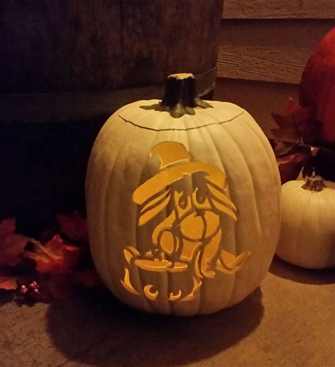 Diy Eeyore Halloween Pumpkin Stencil