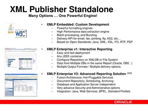 Ppt Oracle Xml Publisher Enterprise Reporting And Delivery Powerpoint