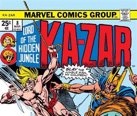 Ka Zar 1974 8 Comic Issues Marvel