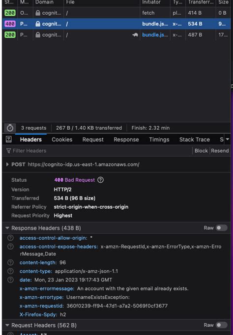 Amplify Js Requests To Cognito For Authentication Being Made Twice On