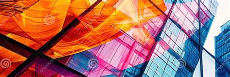 Abstract Patterns Formed By Urban Infrastructure And Architecture Stock