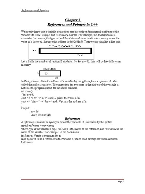 Chapter 5 Pdf Pointer Computer Programming Array Data Structure