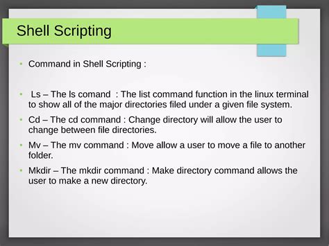 Introduction To Shell Script Odp Introduction To Shell Script Odp