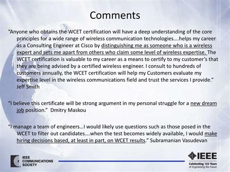 Ppt Wcet Certification Program 2009 Powerpoint Presentation Free