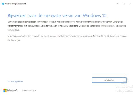 Windows 10 Update 1903 Downloaden Windows Helpdesk