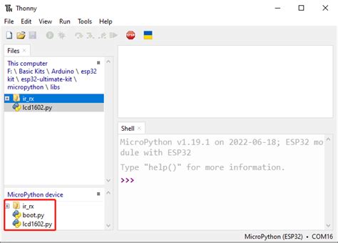 14 Carica Le Librerie Importante — Sunfounder Esp32 Starter Kit Documentazione