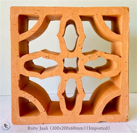 Ruby Jaali Biswa Clay Tiles Imported