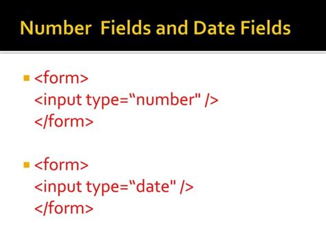 Designing Web Pages Html Forms And Input Pptx Web Design And Html