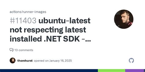 ubuntu latest not respecting latest installed sdk results in