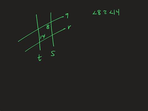 solved determine which lines if any can be proven parallel using the
