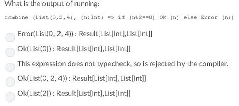 solved consider the following scala case class and function