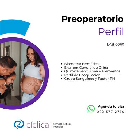 LAB-0060 PERFIL PREOPERATORIO – Ciclicamed
