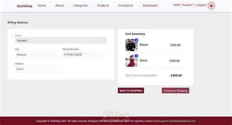 quickshop e commerce asp core mvc مستقل